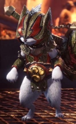 Felyne Vangis α+ Palico Armor (MHWI) | Monster Hunter Wiki | Fandom