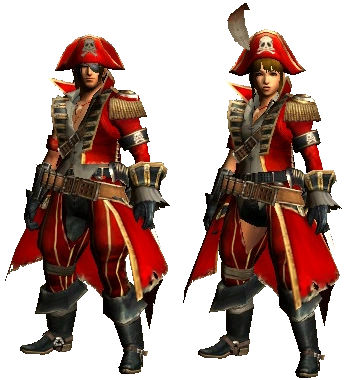 Pirate J Armor (Blademaster) (MHGU) | Monster Hunter Wiki | Fandom
