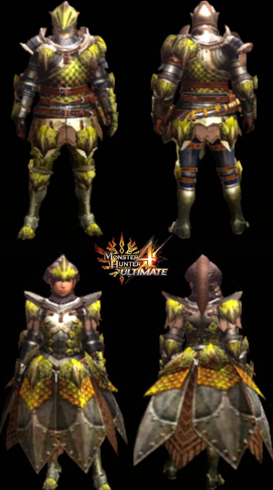 Rathian Armor (Blademaster) (MH4U) | Monster Hunter Wiki | Fandom
