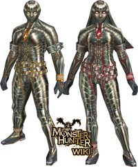 Plesioth X Armor (Blade) MHFU | Monster Hunter Wiki | Fandom
