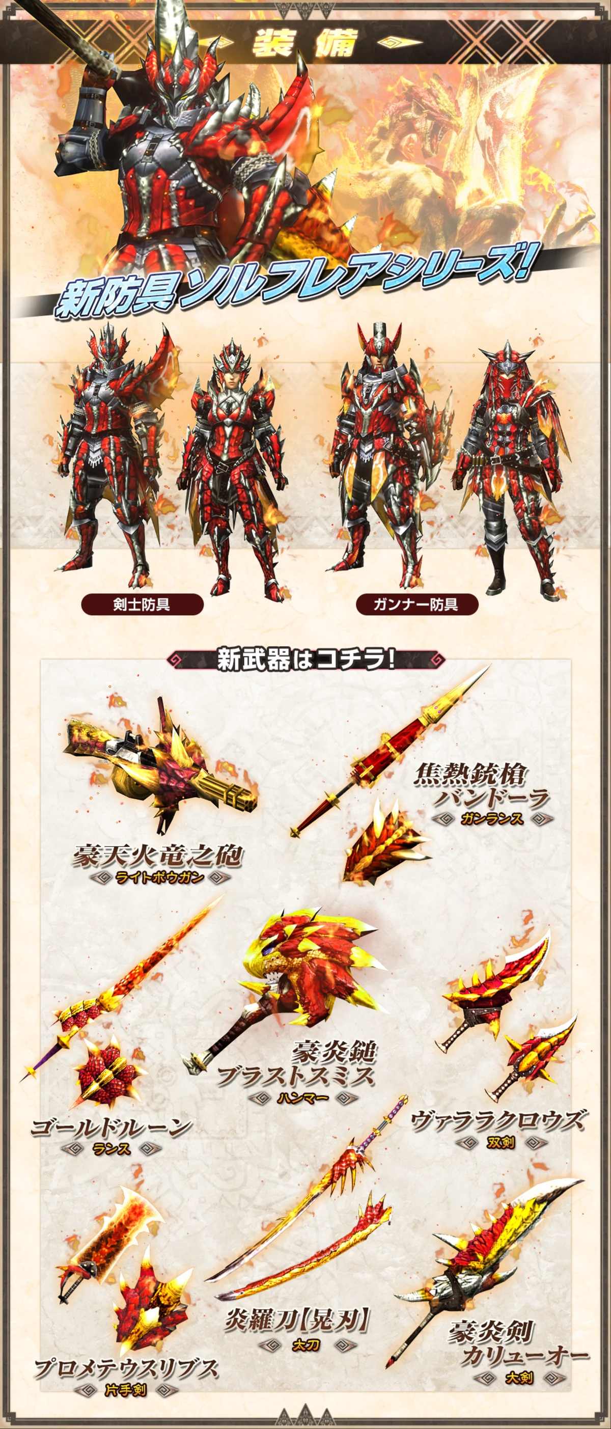 Flame Rathalos Equipment | Monster Hunter Wiki | Fandom