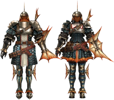 Cephalos Armor (Gunner) (MHF1) | Monster Hunter Wiki | Fandom