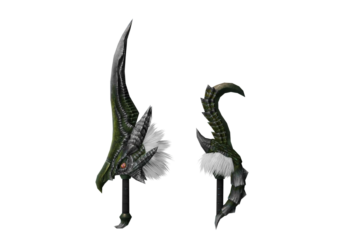 Doragyurosu Dual Blades II (MHO) | Monster Hunter Wiki | Fandom
