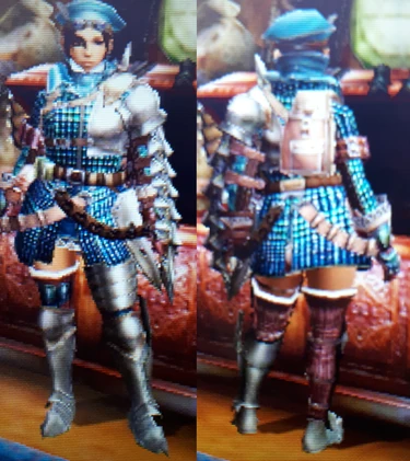 Velociprey Armor (Gunner) (MH4U) | Monster Hunter Wiki | Fandom