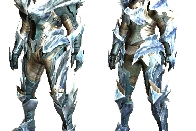Armadura Glacial Agnaktor Blademaster Armor (MH3) Monster Hunter