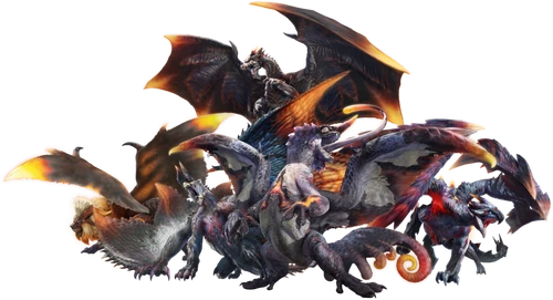 Risen Elder Dragons | Monster Hunter Wiki | Fandom