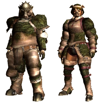 Mosswine Armor (Both) (MHGU) | Monster Hunter Wiki | Fandom