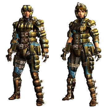 Nibelsnarf S Armor (Gunner) (MHGU) | Monster Hunter Wiki | Fandom