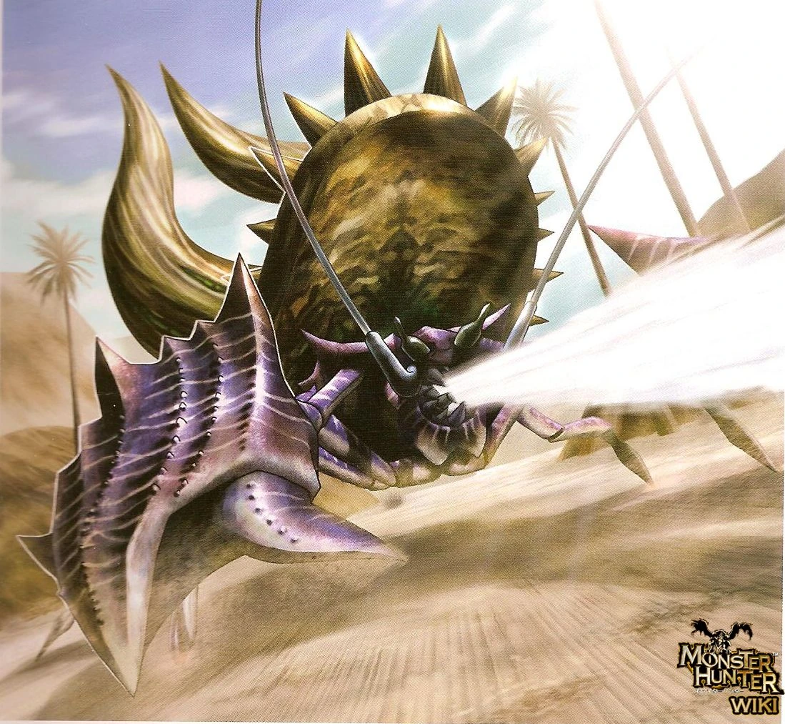 Pflaumenfarbener Daimyo Hermitaur | Monster Hunter Wiki | Fandom
