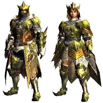 Rathian XR Armor (Blademaster) (MHGU) | Monster Hunter Wiki | Fandom