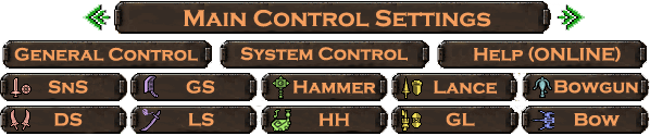 Frontier: Control Settings | Monster Hunter Wiki | Fandom