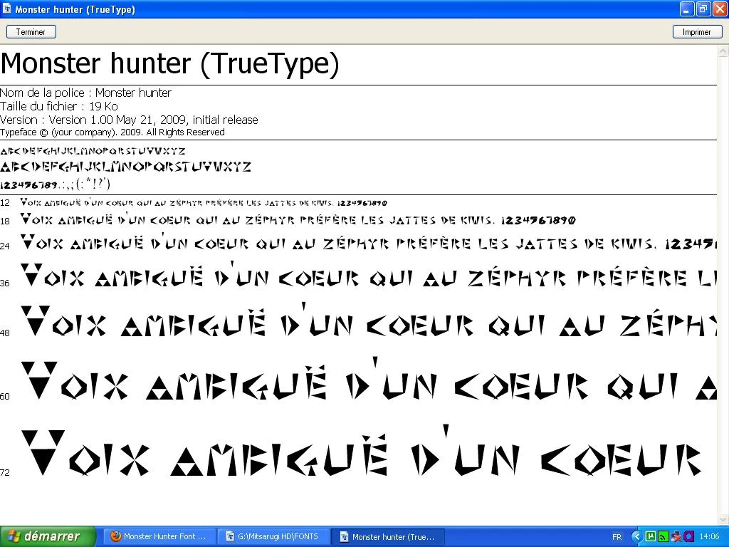 Monster Hunter Font | Monster Hunter Wiki | Fandom