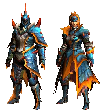 Lagiacrus R Armor (Blademaster) (MHGU) | Monster Hunter Wiki | Fandom