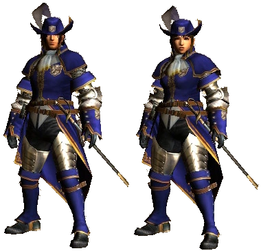 Blue Guild Armor (Blademaster) (MHGU) | Monster Hunter Wiki | Fandom