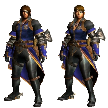 Blue Guild Armor (Gunner) (MHGU) | Monster Hunter Wiki | Fandom