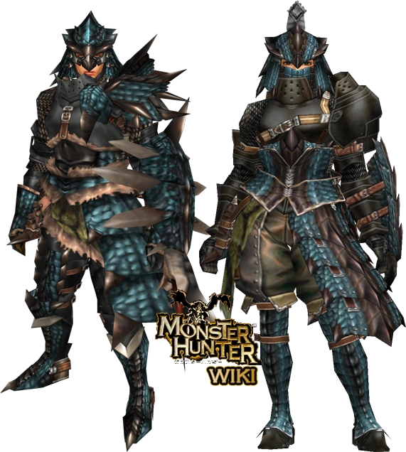 Azure Rathalos Armor Mh3u