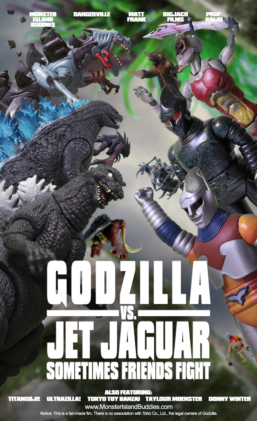 Godzilla vs. Jet Jaguar: Sometimes Friends Fight | Monster Island Buddies Wiki | Fandom