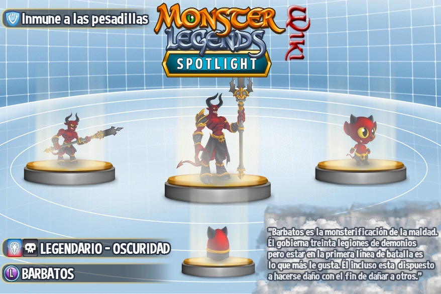 Usuario Blog:Polymeric/Monstruo Spotlight: Barbatos | Wiki Monster ...