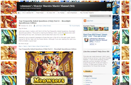 User blog:WinnapoAmulepXD/Vahnmanx's Monster Maestro Master Manual ...