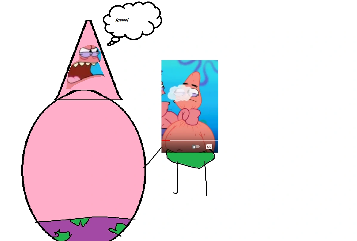 Bigger Patrick | Monsters from SpongeBob Squarepants Wikia | Fandom