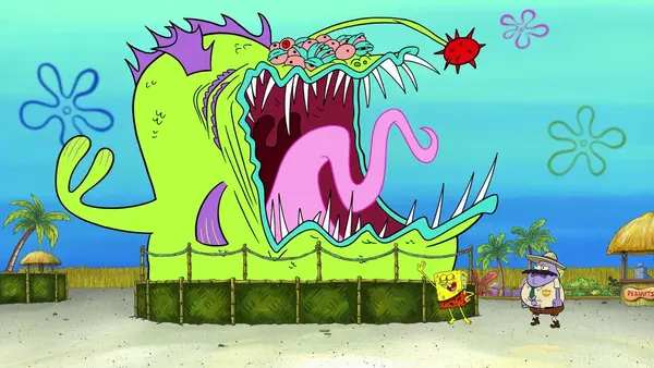Sea monster (Who R Zoo?) | Monsters from SpongeBob Squarepants Wikia ...