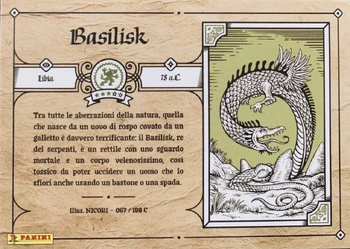 Basilisk | Monsters Panini Wiki | Fandom