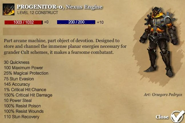 PROGENITOR-o, Nexus Engine | Monsters' Den Chronicles Wiki | Fandom