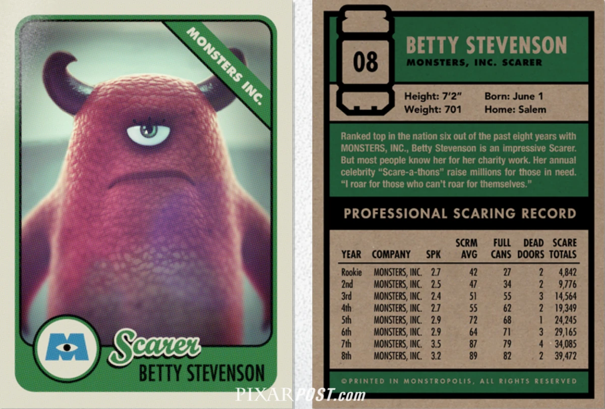 Betty Stevenson | Monsterpedia | Fandom