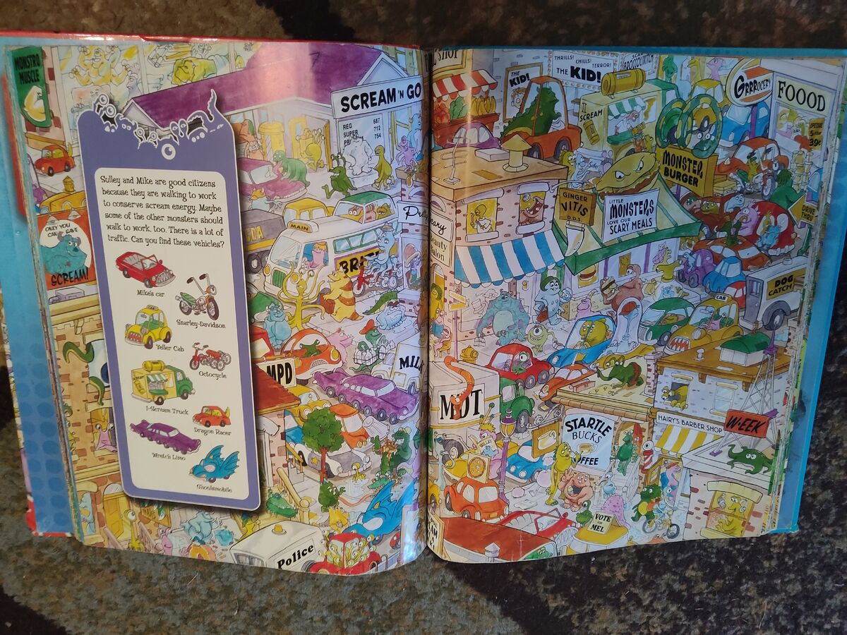 Monsters, Inc. Look and Find | Monsterpedia | Fandom