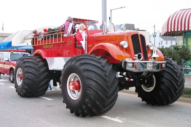 Fire Truck Monster Truck