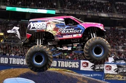 Scarlet Bandit Monster Truck Driver