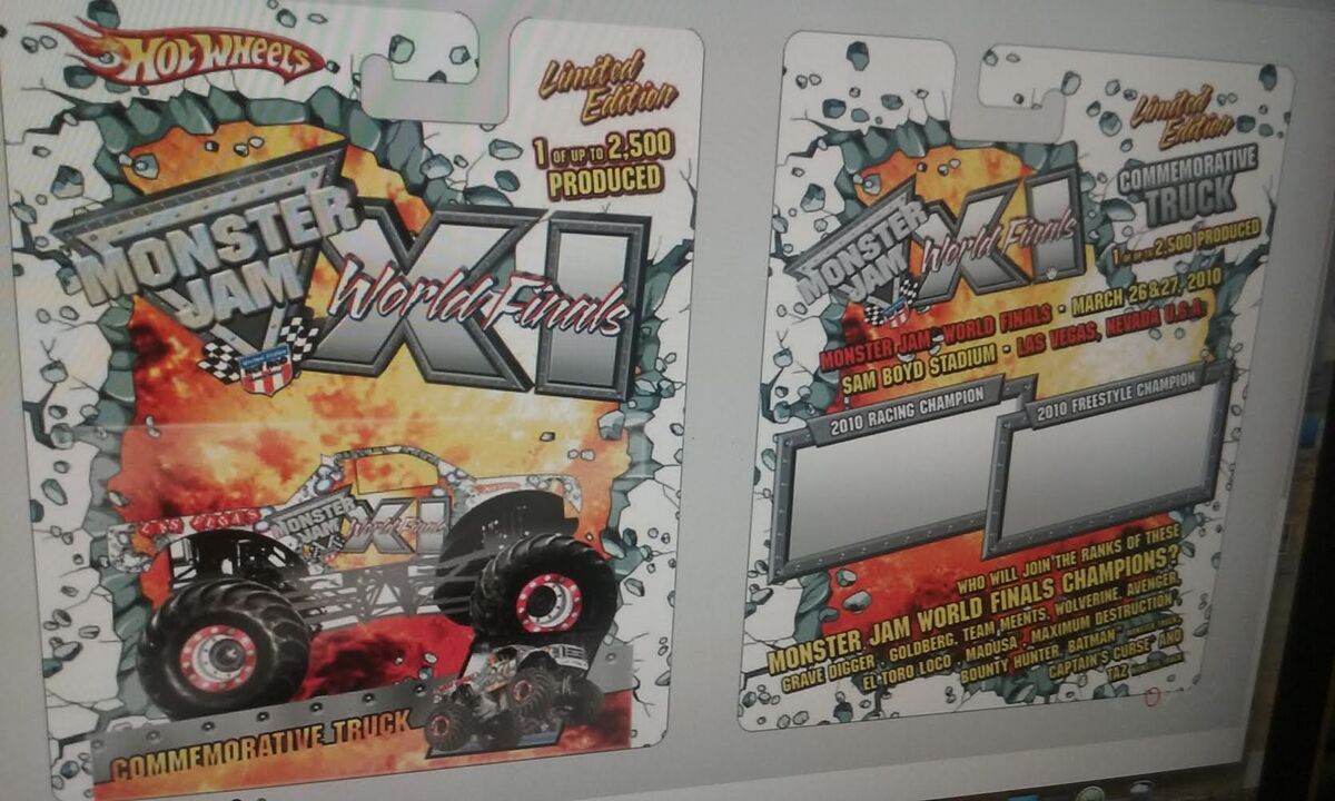 World Finals XI Commemorative Truck | Monster Trucks Wiki World Finals XI Commemorative Truck | Monster Trucks Wiki