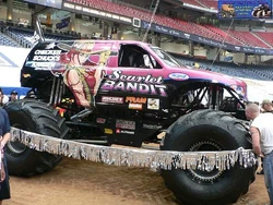 Scarlet Bandit Monster Truck Driver