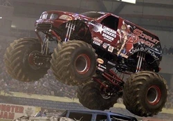 Scarlet Bandit Monster Truck Driver