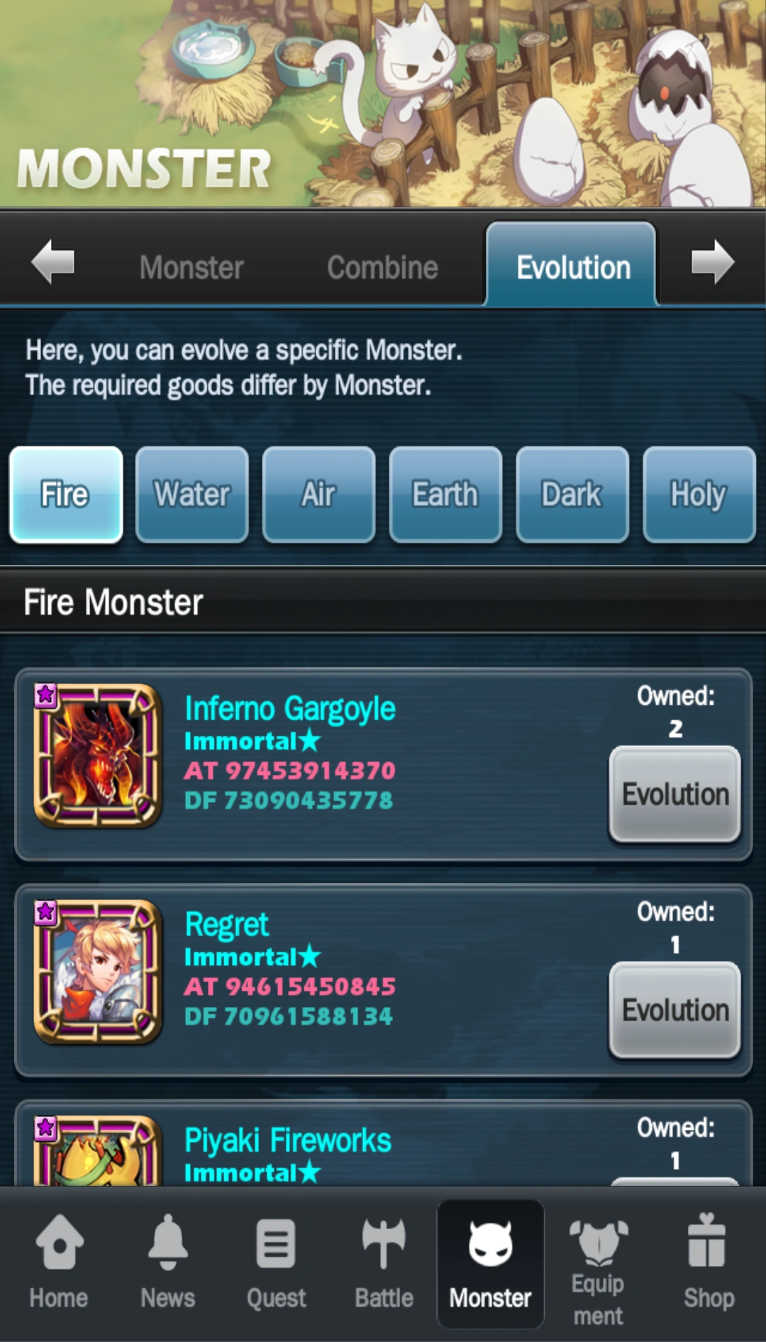 Monster Evolution | Monster Warlord Wiki | Fandom