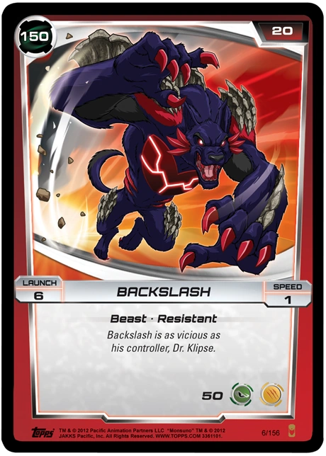 Backslash (card) | Monsuno Wiki | Fandom