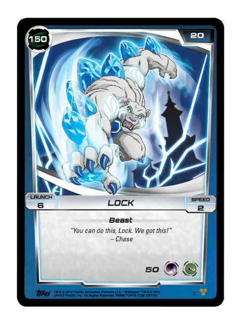 Lock (Promo card 1 version 1) | Monsuno Wiki | Fandom