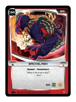 Backslash (Promo card version 1) | Monsuno Wiki | Fandom