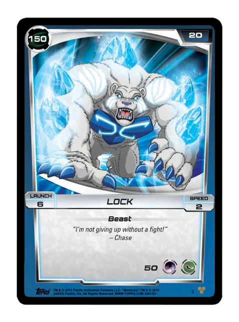 Lock (Promo card 2 version 1) | Monsuno Wiki | Fandom