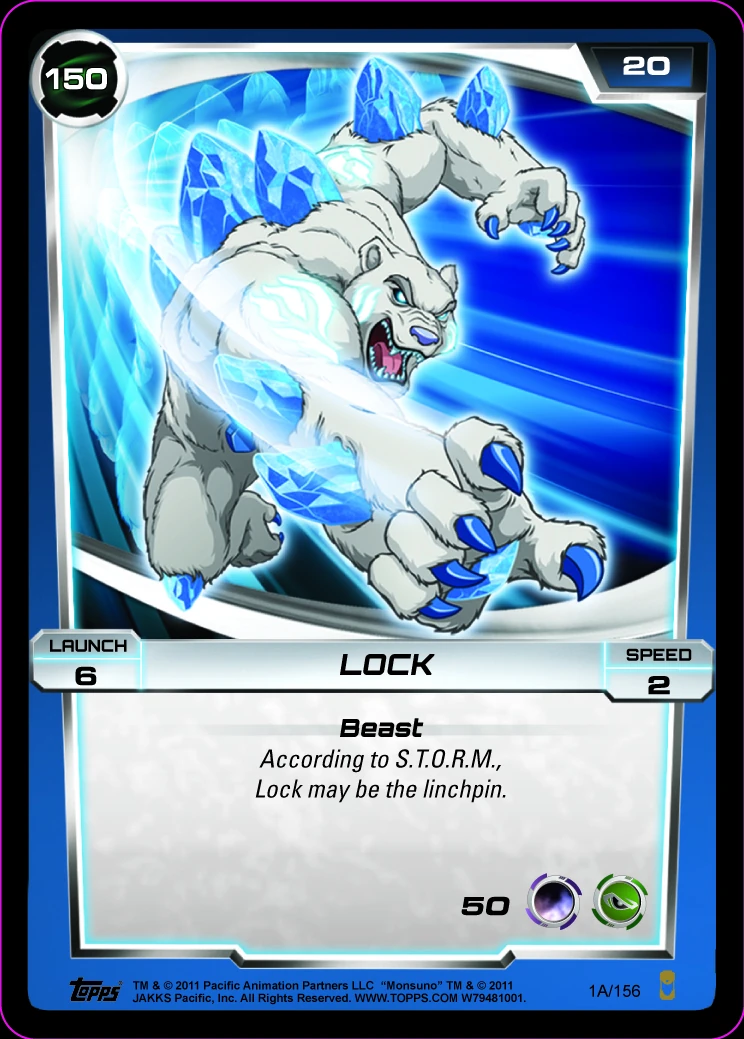 Lock (card) | Monsuno Wiki | Fandom