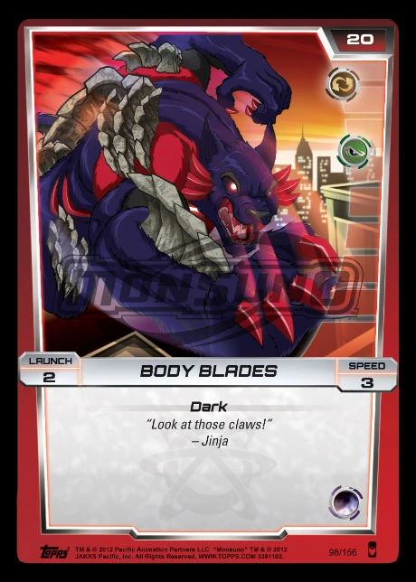 Body Blades | Monsuno Wiki | Fandom