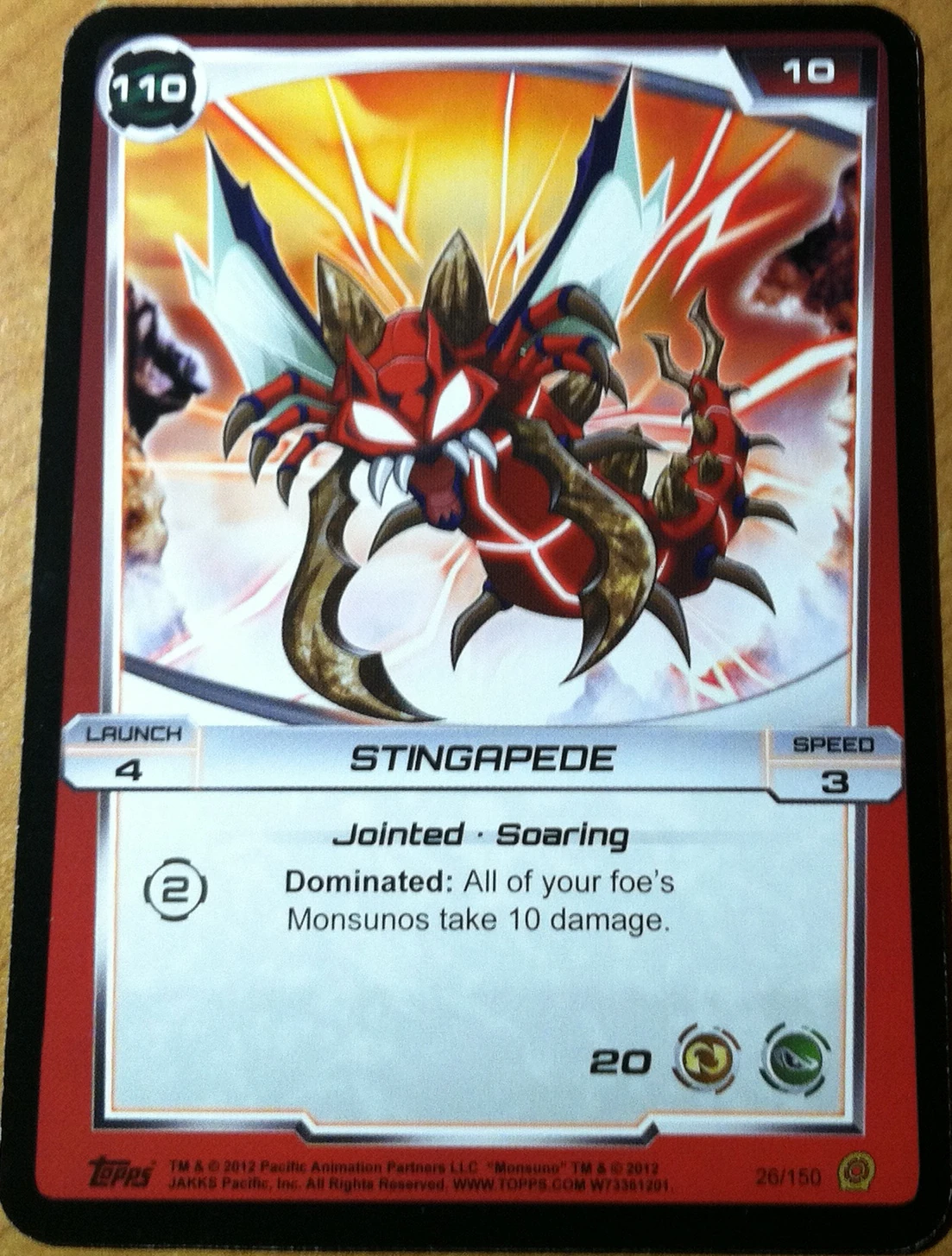 Stingapede (card) | Monsuno Wiki | Fandom