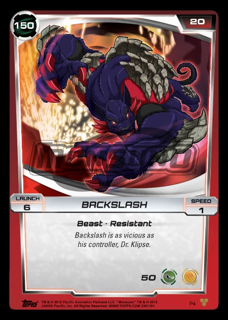 Backslash (Promo card version 2) | Monsuno Wiki | Fandom