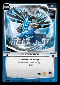 Quickforce (Promo card version 2) | Monsuno Wiki | Fandom