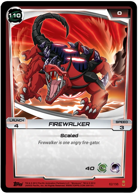 Firewalker (card) | Monsuno Wiki | Fandom