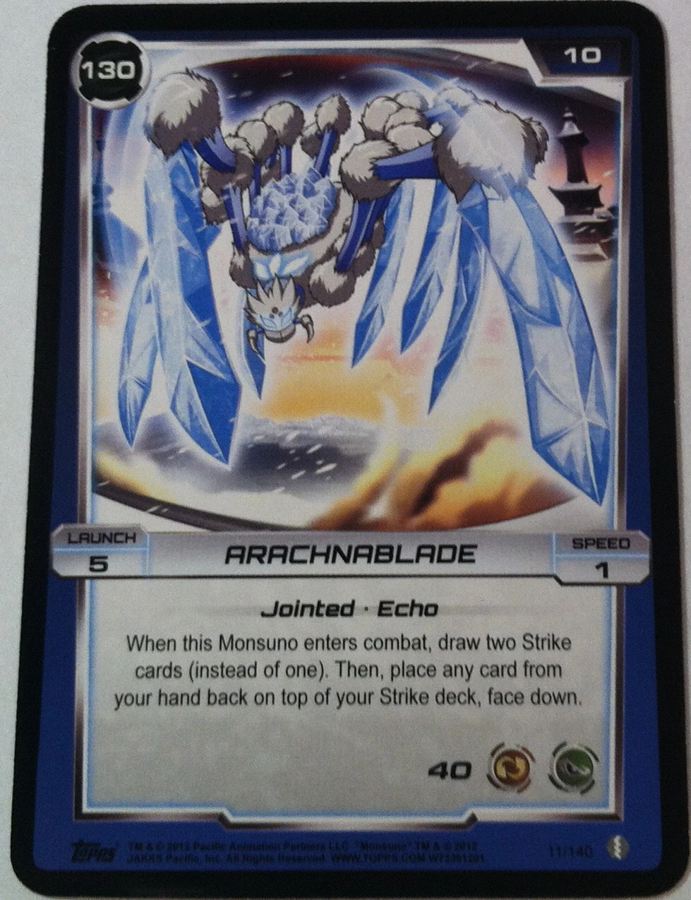 Echo Arachnablade (card) | Monsuno Wiki | Fandom