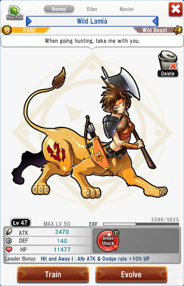 Wild Lamia | MonTowers2 Wiki | Fandom