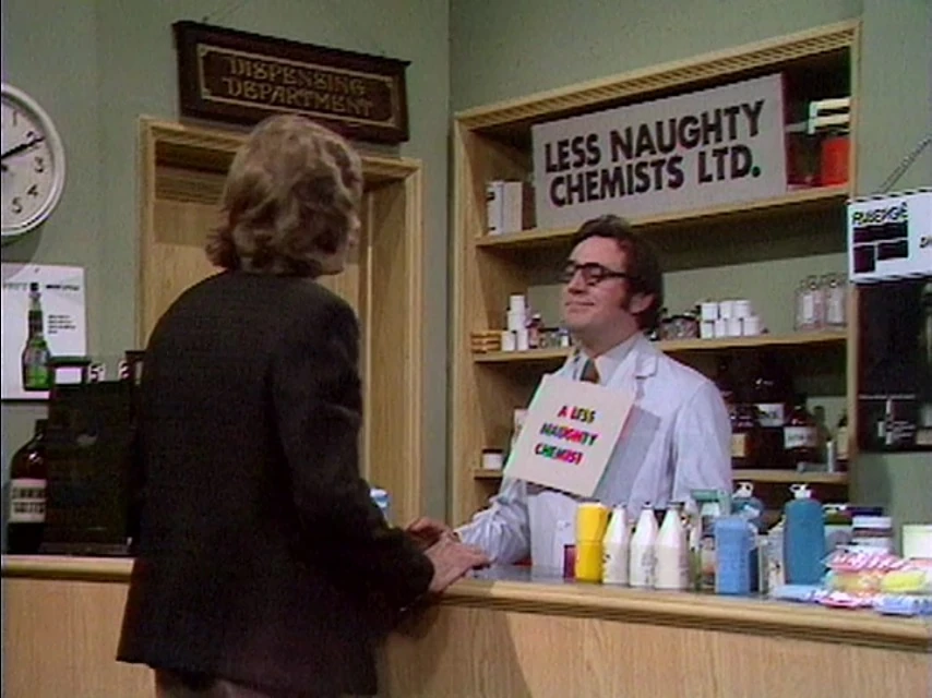 A Less Naughty Chemist's | Monty Python Wiki | Fandom