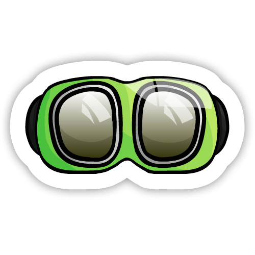 Green Pilot Goggles | Party Parrot World | Fandom