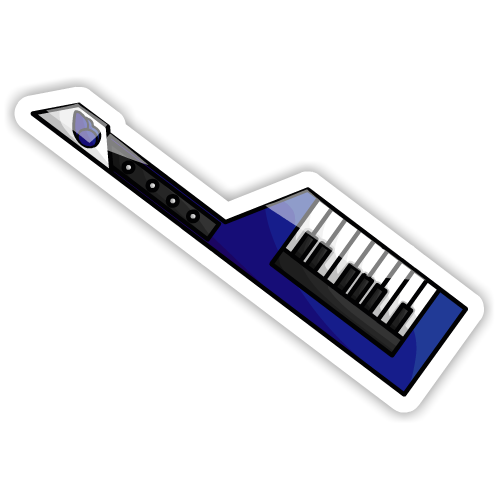 Blue Keytar | Party Parrot World | Fandom
